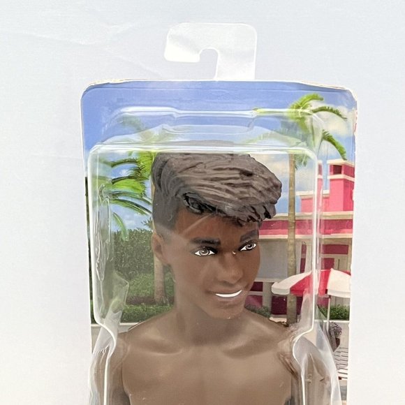 Barbie | Toys | 22 Barbie Mattel African American Beach Ken Doll Blue ...